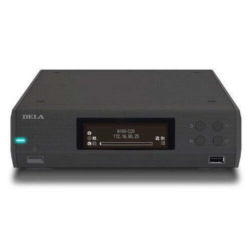 DELAN100-S20-BJデジタルミュージックライブラリー2TBSSD搭載●3ポートのUSB2.0端子を搭載したDELAミュージックライブラリーのハーフモデル●制振性を追求した2mm厚の鋼板シャーシ●プレーヤー直結用LANポートを搭載&...