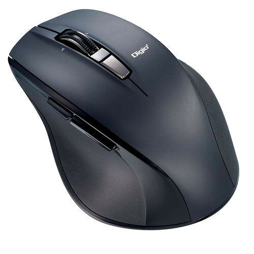 ナカバヤシ MUS-BKF165NBK Bluetooth静音5ボタンBlue LEDマウス Win、Mac対応 Nブラック発売日：2024年6月中旬●新しい操作感、異次元の回転スピード。高速スクロールを搭載した【神速】シリーズ●高速スクロ...