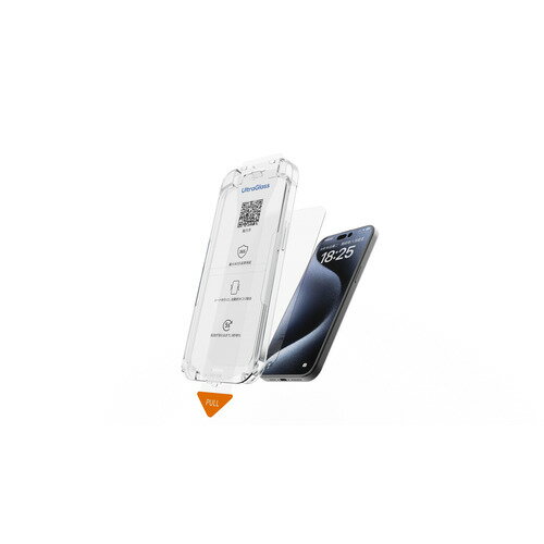 Torras X00FX2036 UltraGlass High Definition Screen Protector for iPhone16 Plus／iPhone 15 Plus保護フィルム Clear発売日：2024年9月中旬●高...