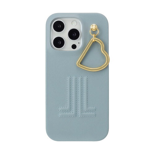 LANVIN en Bleu LBLBEWPHCIP2463P Slim Wrap Case with Heart Charm for iPhone16 Pro Light Blue 発売日：2024年9月20日●エレガンスとシンプルなスタ...