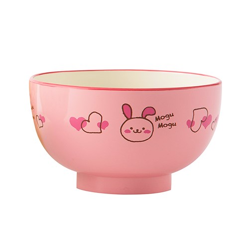 アサヒ興洋 食洗子供汁椀 もぐもぐうさぎ ピンク 直径9.9cm 高さ5.5cm●食洗機対応です【仕様】材質：飽和ポリエステル樹脂