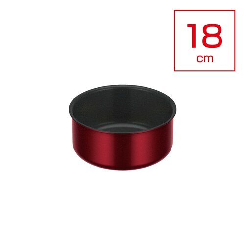 サーモス デュラブルシリーズ取っ手のとれる鍋KOD KOD018DR2200ml ディープレッド●炒める・煮る・オーブンも！使いやすいIH対応鍋●耐摩耗性デュラブルコートでこびりつきにくさ長持ち●オーブン調理、食洗機OK