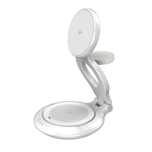 j5create JUPW3415 Qi2 3in1 スタンド式 ワイヤレス充電器 ●製品概要最先端のQi2テクノロジーを採用しており、MagSafe搭載のiPhoneに最大15Wのワイヤレス充電を提供します。3in1の設計で、スマートフォ...