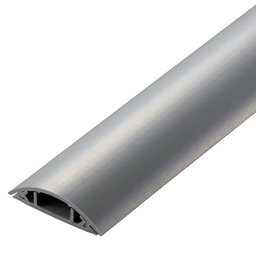 エレコム LD-GA1307MGY 床用モール／長さ1m／幅45mm グレー発売日：2024年10月4日●ゆるやかなR形状で、足がつまずく心配を軽減。床配線の際のケーブルを保護し、すっきりと収納できる長さ1m幅45mmの床用モール。●床配線...