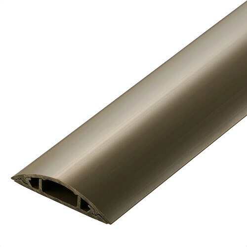 エレコム LD-GA1407MBR 床用モール／長さ1m／幅54mm ブラウン発売日：2024年10月4日●ゆるやかなR形状で、足がつまずく心配を軽減。床配線の際のケーブルを保護し、すっきりと収納できる長さ1m幅54mmの床用モール。●床配...