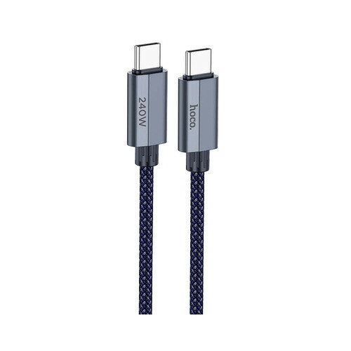 JTT U134-CC-DB hoco U134 PD240W対応 Type-Cケーブル 1.8m ダークブルー発売日：2024年11月15日●最大PD 240W充電（PD3.1）Type-C to Type-Cケーブルで、最大PD 240...