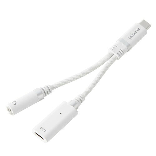 エレコム MPA-C35DPDSMWH USB Type-C - 3.5mm変換ケーブル スマホ等対応 ホワイト発売日：2024年11月15日●充電しながら音楽・動画視聴ができる!スマートフォンやタブレットなどのUSB Type-C(TM)...