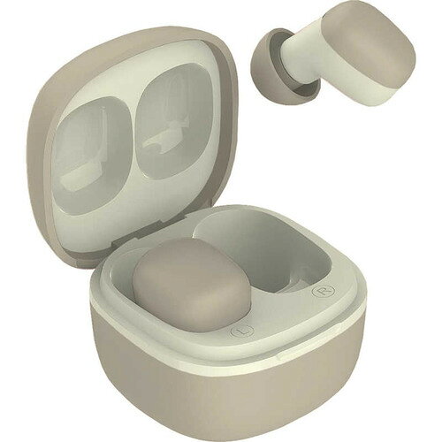 カシムラ BL123 完全ワイヤレスイヤホン MINI 左右分離 Bluetooth対応 ベージュ●コンパクトでかわいいカラーバリエーション装着時に気にならないミニタイプ●Bluetooth ver.5.3高音質コーデックAAC対応●タッチ...