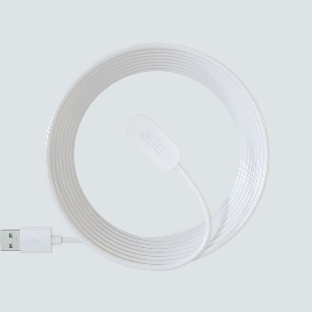 Arlo（アーロ） VMA5000C-100APS 屋内用マグネット式充電ケーブルVMA5000C-100APSスマートホームセキュリティーをご体験ください。Arlo Pro 3/Pro 4/Ultra用 屋内用マグネット式充電ケーブル(白...