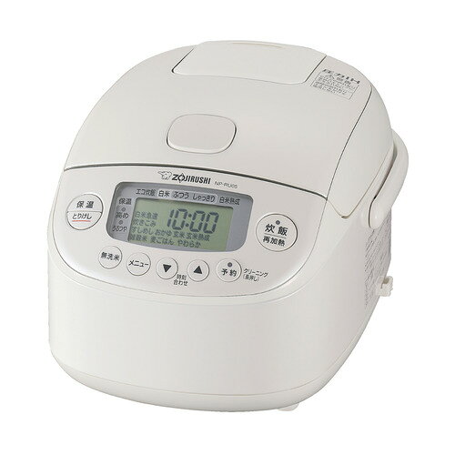 象印マホービン NP-RU05-WA 圧力IH炊飯ジャー 極め炊き 3合炊き ホワイト発売日：2025年1月21日●ごはんの食感を炊き分ける3通りの「炊き分け圧力」圧力の強さと圧力をかける時間を調整して、ふつうだけでなく、すしめしや、しゃっ...