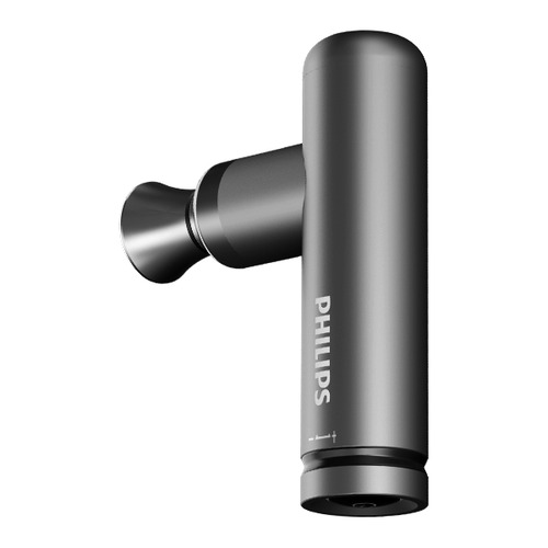 PHILIPS PPM7308DG メタル筋膜リリースガン 小型軽量 5段階調整可能 ダークグレー●小型ながら強力な打撃で即効性とリラクゼーション効果を実感手のひらにすっぽり収まるサイズ・軽量メタルボディで持ち運びが簡単。2、000〜3、2...