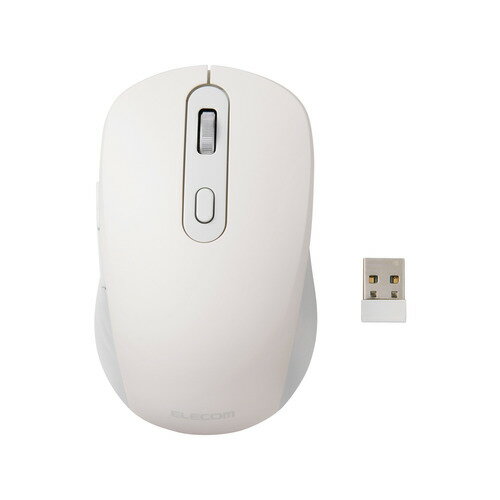 エレコム M-MY35MBSXWH ワイヤレスマウス 充電式 6ボタン Bluetooth・Windows・Mac対応 ホワイト発売日：2025年1月29日●シンプルな左右対称形状に、静音ボタンや2台接続可能なマルチペアリング機能を搭載。カ...