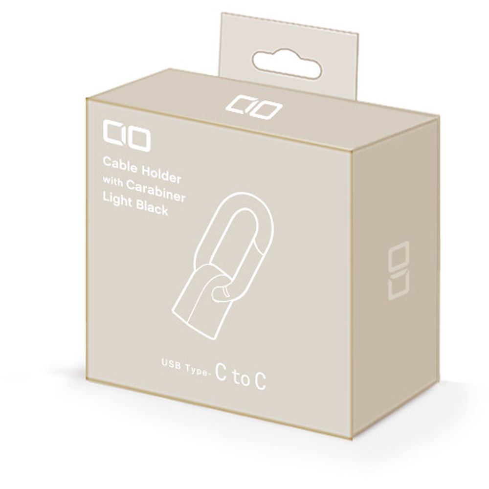Mateカラビナ付きケーブルホルダー CtoC ナチュラルホワイトCIO-CHD-NWHCIO Mateシリコンケーブルシリーズと完全にマッチ、いつものバッグに常につけて持ち運べるケーブルホルダー機能的なデザイン持ち忘れや紛失を予防取り付け...