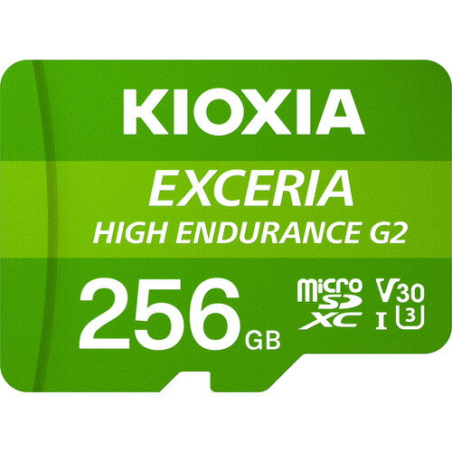 KIOXIA KEMU-B256G microSDカード クラス10 UHS-I U3 V30 256GB 発売日：2025年2月22日●安心の日本製メモリカード●監視カメラやドライブレコーダーの記録に適した耐久性EXCERIA HIGH ...