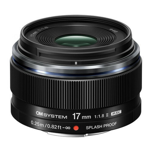 OMデジタルソリューションズ 17mm F1.8 II 交換レンズ OM SYSTEM ブラック発売日：2025年3月1日●大口径 F1.8 を生かしたボケ表現からパンフォーカスまで楽しめる広角単焦点レンズ・高い描写性能と小型化の両立2 枚...