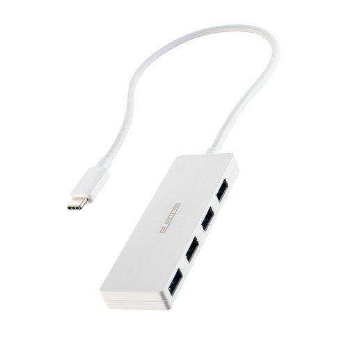 エレコム U3HC-H041WH USBハブ 5Gbps対応 Type-C 4ポート バスパワー専用 Windows・mac対応 ホワイト発売日：2025年2月21日●USB-Aポートを増やしてデスクまわりをすっきり。4つのUSB-Aポート...