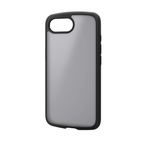 エレコム PM-A25STSLFCBKM iPhone 17e/16e ハイブリッド ケース カバー 衝撃吸収 軽量 ワイヤレス充電可 ストラップホール・シート付 マットブラック ●全周に配置した独自設計のエアークッションが衝撃を吸収し、背...