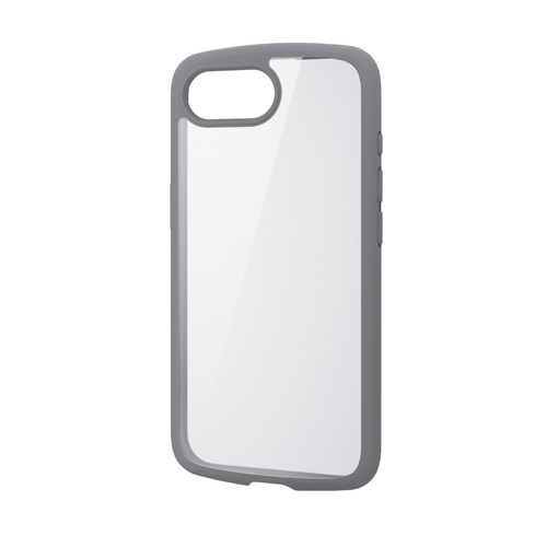エレコム PM-A25STSLFCGY iPhone 17e/16e ハイブリッド ケース カバー 衝撃吸収 軽量 ワイヤレス充電可 ストラップホール・シート付 TOUGH SLIM LITE グレー ●全周に配置した独自設計のエアークッシ...