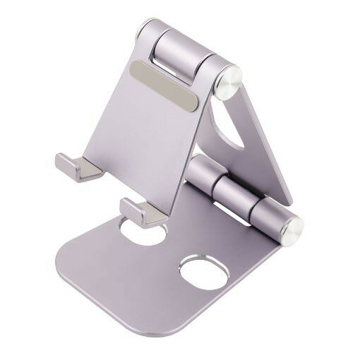 ナカバヤシ SST-20PL タブレット・スマホ対応アルミスタンド タブレット・スマホ対応 パープル発売日：2025年3月中旬●タブレットにも対応した、スタイリッシュなアルミスタンドスマートフォンから、10インチ程度の大型のタブレットまで対...