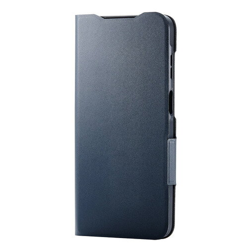 エレコム PM-G253PLFUNV Galaxy A25 5G (SC-53F) ケース レザー カバー 手帳型 マグネット フラップ 衝撃吸収 超軽量 薄型 スタンド機能付 UltraSlim ネイビー ●端末の薄さや軽さを損ねない、薄...