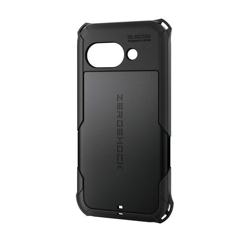 エレコム PM-P251ZEROBK Google Pixel 9a ケース ハイブリッド カバー 衝撃吸収 カメラレンズ保護設計 ワイヤレス充電可 ストラップホール付 ZEROSHOCK ブラック ●衝撃吸収構造で端末を衝撃から守るZER...