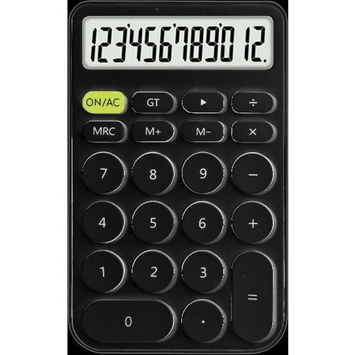 LTL Relation CALC001BK シンプルな機能で使いやすいカラフルな電卓 12桁表示・メモリー機能 オートパワーオフ機能付 ブラック発売日：2025年4月25日●デスクに映えるアクセントカラー仕事、勉強、ビジネス、日常生活に彩...