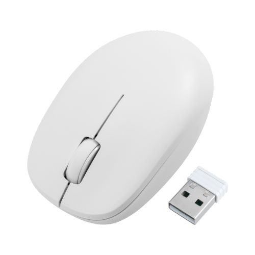ナカバヤシ MUS-RKT247W 無線静音 3ボタン BlueLEDマウス 2.4GHz Win Mac ChromeOS対応 ホワイト発売日：2025年6月下旬●握りやすいシンプルな3ボタンマウス利き手を選ばず使いやすい左右対称形状。●...
