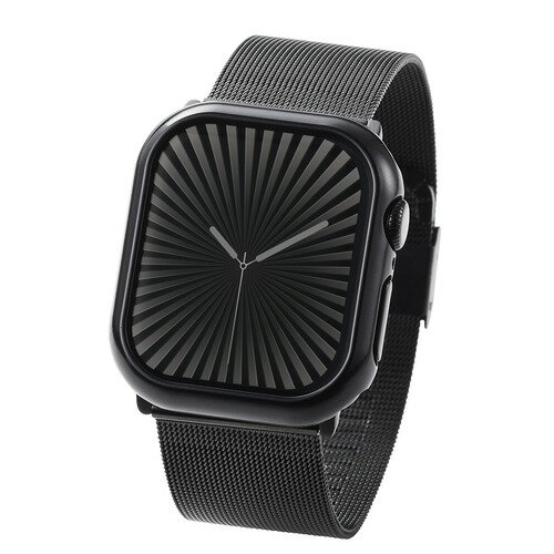 エレコム AW-24BBPPMBK アップルウォッチ カバー Apple Watch Series 10 [ 42mm ] メタリック ブラック 発売日：2024年12月5日●Apple Watchのスタイルを損ねず、傷や衝撃から本体側面を...