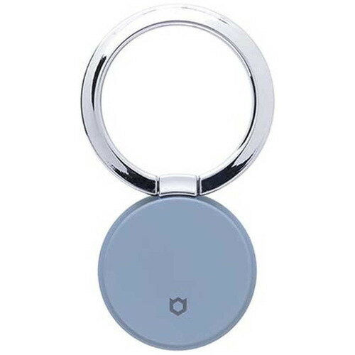 HAMEE iFace Finger Ring Holder フラットタイプ iFace Reflection／ペールブルー IFACERINGFTPBL ●指を通すだけで落下を防止・強力な両面テープ式、貼るだけ簡単取り付け・持ちやすい角度...