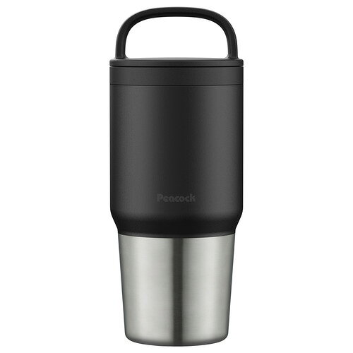 ピーコック AEF-60 スクリューマグ 食洗機対応 0.6L ブラック●洗いやすさ、飲み心地のよさにこだわった大容量ボトル●各パーツ食洗機対応●取って付きで持ち運びしやすい&nbsp;【仕様】実容量：800mL