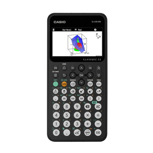 カシオ計算機 fx-CG100-N カラーグラフ関数電卓 CLASSWIZ CG 3Dグラフ描画 ブラック発売日：2025年7月10日●カラー液晶で3Dグラフが描ける。直感的に使えるUI設計。●見やすく解りやすいカラー液晶テンプレートと回転...