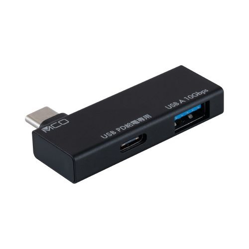 ナカバヤシ SAD-CH06PBK Type-Cホストアダプタ USB PD対応 USB-A ブラック発売日：2025年7月下旬●スマホ/タブレットで充電しながらUSB機器を使う●Type-C端子をUSB AポートとUSB PD給電専用ポー...