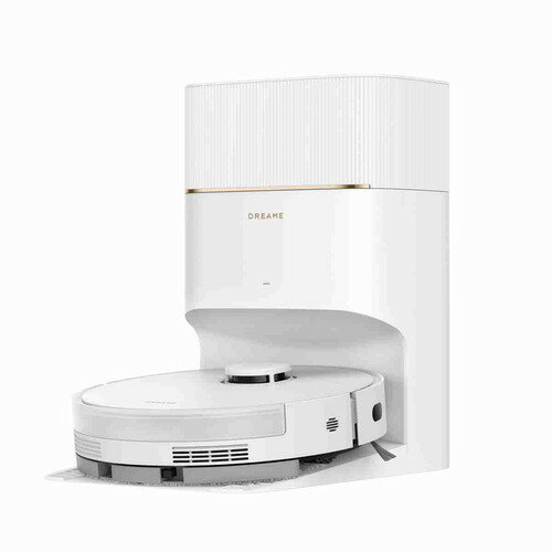 DREAME RLD43SD D20 Pro Plus 吸引＋水拭きタイプ 5Lの大容量ダストバッグ搭載 ●自動ゴミ収集で最長150日間ゴミ捨て不要5Lの大容量ダストバッグと自動ゴミ収集システムにより、最長150日間ゴミ捨て不要で、手間のか...