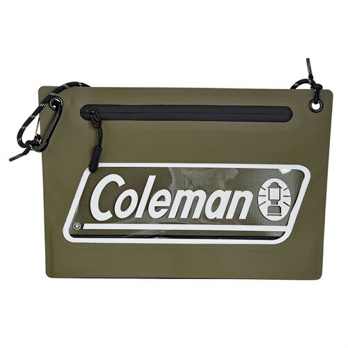 エツミ VCO-8779 シームレスサコッシュ Coleman 防水素材(PVC)使用 オリーブドラブ●海やキャンプ、プールサイドなどのレジャーや突然の雨にも安心な、水や泥汚れに強い防水素材(PVC)を使用し、縫製部からの浸水も防ぐ、Col...