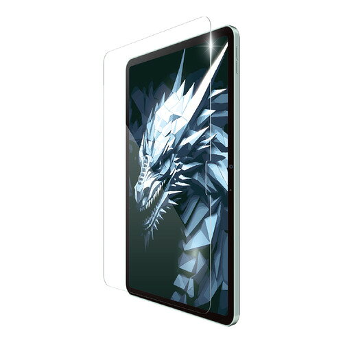 エレコム TB-A25MFLGDT 11インチ iPad Air ( M3／M2 ) ガラスフィルム Dragontrail(R)X 表面硬度10H 指紋防止 発売日：2025年8月17日●強度、耐傷性、質感のすべてにおいて優れた性質を持つ...