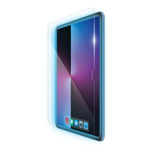 エレコム TB-A25RFLGGBLT iPad A16 11インチ／第10世代 10.9インチ ガラスフィルム BLカット 表面硬度10H 発売日：2025年8月17日●ガラス特有のなめらかな指滑りを実現する、ブルーライトカットタイプの画...