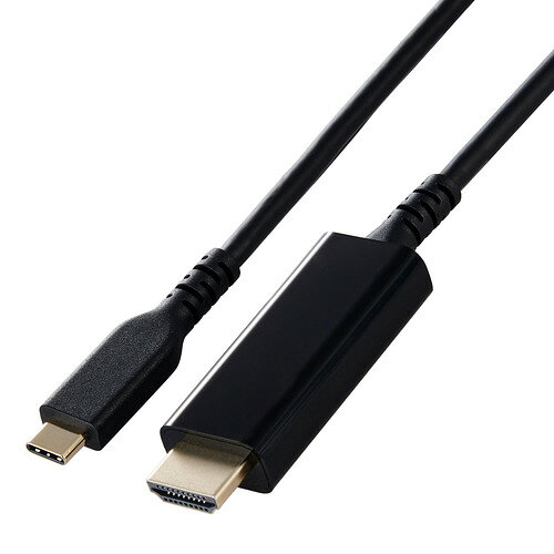 エレコム MPA-CHDMIS30BK3 USB-C HDMI 変換ケーブル 3m 4K／60Hz対応 Windows Mac スマホ タブレット対応 ブラック 発売日：2025年7月13日●スマートフォンやパソコンなどの映像をディスプレイ...