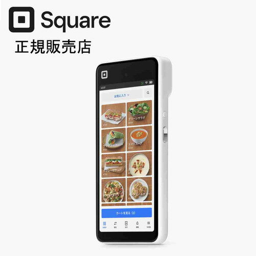 Square A-SKU-0880 Square ハンディ ポータブルPOSレジ 発売日：2025年8月22日●スムーズな決済を可能にするポータブルな高機能POSレジ。 Square ハンディは、テーブルでの注文受付はもちろん、決済やバーコ...