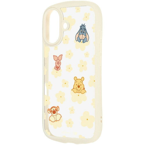 レイ・アウト iPhone17 ディズニー / Puffull 衝撃吸収 バンパー ハイブリッドRC-DP52CMD2MLW/PO72フィット感にも優れたキャラクターデザインケースDISNEYBased on the Winnie the ...