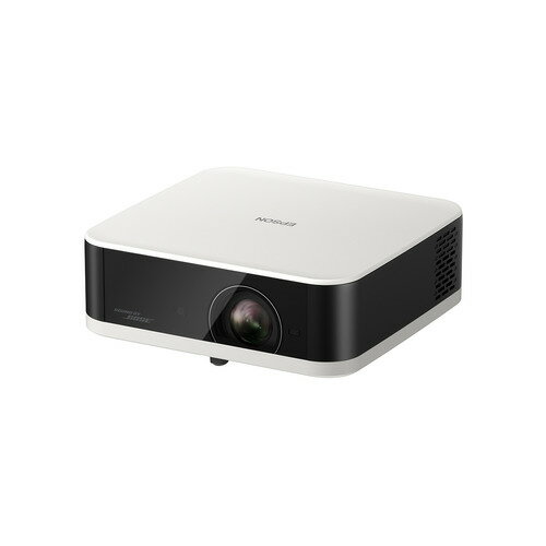 EPSON EF-61W 家庭用プロジェクター 小型軽量 Google TV内蔵 Boseスピーカー搭載 ホワイト発売日：2025年10月23日●インテリアになじむスタイリッシュなデザインがあなたの部屋を鮮やかに彩るスタイリッシュなデザイン...