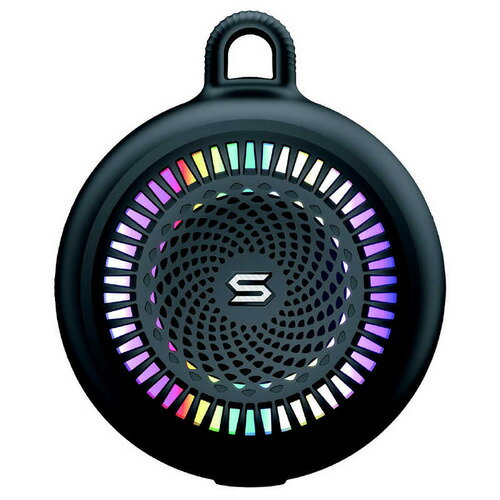 SOUL ポータブルワイヤレススピーカー S-STORM JOY BLACK 5W 防水 LED ［Bluetooth対応］ SS89BK ●LED内蔵で音楽をカラフルに演出●気軽にアウトドアや室内で音楽が楽しめます。●小型でもしっかり5W...