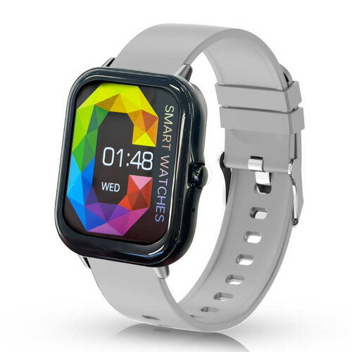 ※画像はイメージです。パッケージデザイン等は予告なしに変更されることがあります。※メーカーの欠品や製造中止により納期遅延、またはお届けできない場合がございます。アリアス 温度環境アラート付スマートウォッチ グレー WW23007GY ●フル...