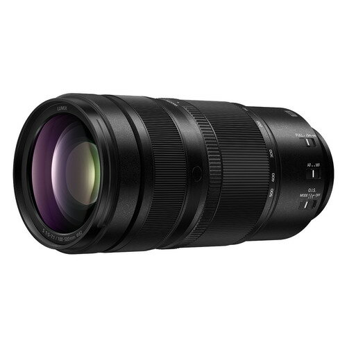 パナソニック S-R100500 交換レンズ Lumix S 100-500mm F5-7.1 O.I.S 超望遠ズームレンズ ライカLマウント 発売日：2025年11月20日●焦点距離500mmまでカバーするLUMIX Sシリーズレンズ初...
