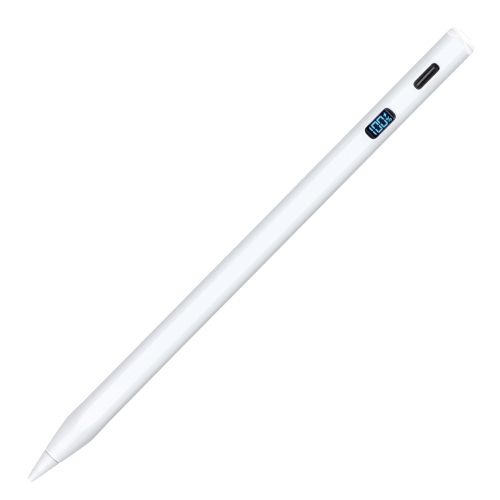 ナカバヤシ TPEN-005W iPad専用充電式タッチペン デジタル表示タイプ ホワイト発売日：2025年12月下旬●極細で高感度、細部まで描ける。ポリカーボネート製のペン軸で軽い！●パームリジェクション対応手のひらが画面に当たっても誤動...