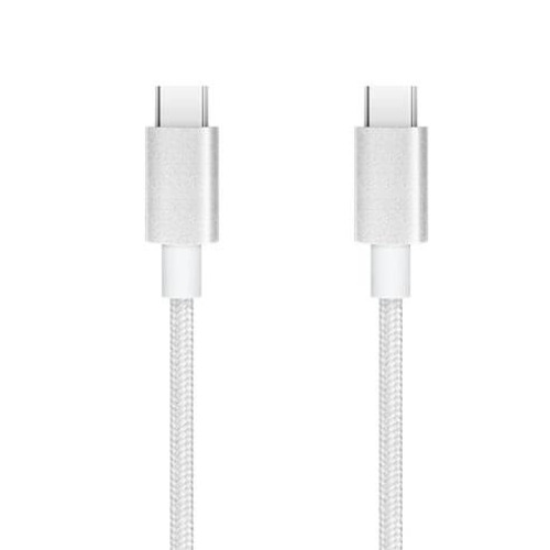 meteora CBCC001SL Type-C to Type-Cケーブル 急速充電対応 1.2m シルバー●急速充電も可能！高耐久強靭ケーブル●耐久性の高い硬質ナイロン素材耐久性の高い硬質ナイロン素材で断線しにくくカバンの中でも絡みにく...