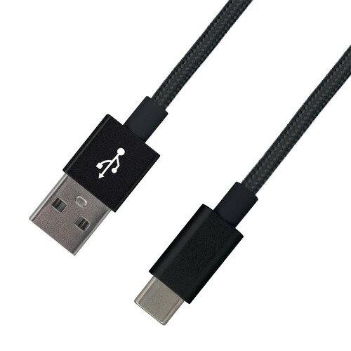 meteora CBTC001BK Type-A to Type-Cケーブル 急速充電対応 1.2m ブラック●急速充電も可能！高耐久強靭ケーブル●耐久性の高い硬質ナイロン素材耐久性の高い硬質ナイロン素材で断線しにくくカバンの中でも絡みにく...