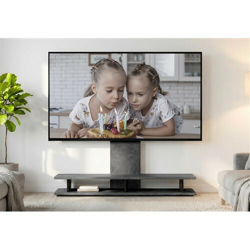 yselect YTS4077NB1 e-RIZEテレビスタンド 40〜77インチまで対応 厚手の樹脂シート採用 マット調セラミック柄発売日：2026年2月16日●40〜77インチのテレビまで対応することで、将来のテレビインチアップにも余裕...