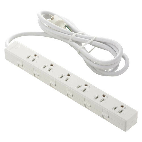 オーム電機 HS-TKML62-3PE25-W 電源タップ 6個口 2m 雷ガード・アース付 ホワイト発売日：2025年12月20日●精密機器を雷から守る雷ガード付き電源タップ●回転不要、差すだけでロック、安心の抜け止め●漏電防止アース付き...