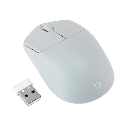 ナカバヤシ MUS-RKT249GY 小型無線静音3ボタンBlueLEDマウス 静音タフスイッチ搭載 Windows Mac ChromeOS対応 グレー発売日：2025年12月初旬●ふわり軽やか　操作感を保ちつつ持ち運びしやすい電池込み約...