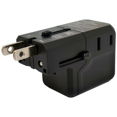 カシムラ WP-113M 海外マルチ変換プラグ Type-Cポートx1 USB-Aポートx1搭載 PD20W発売日：2025年11月28日●4種のコンセント対応のマルチ変換プラグ　PD20W Type-Cポート付き4種類（A、C、O、BF）...